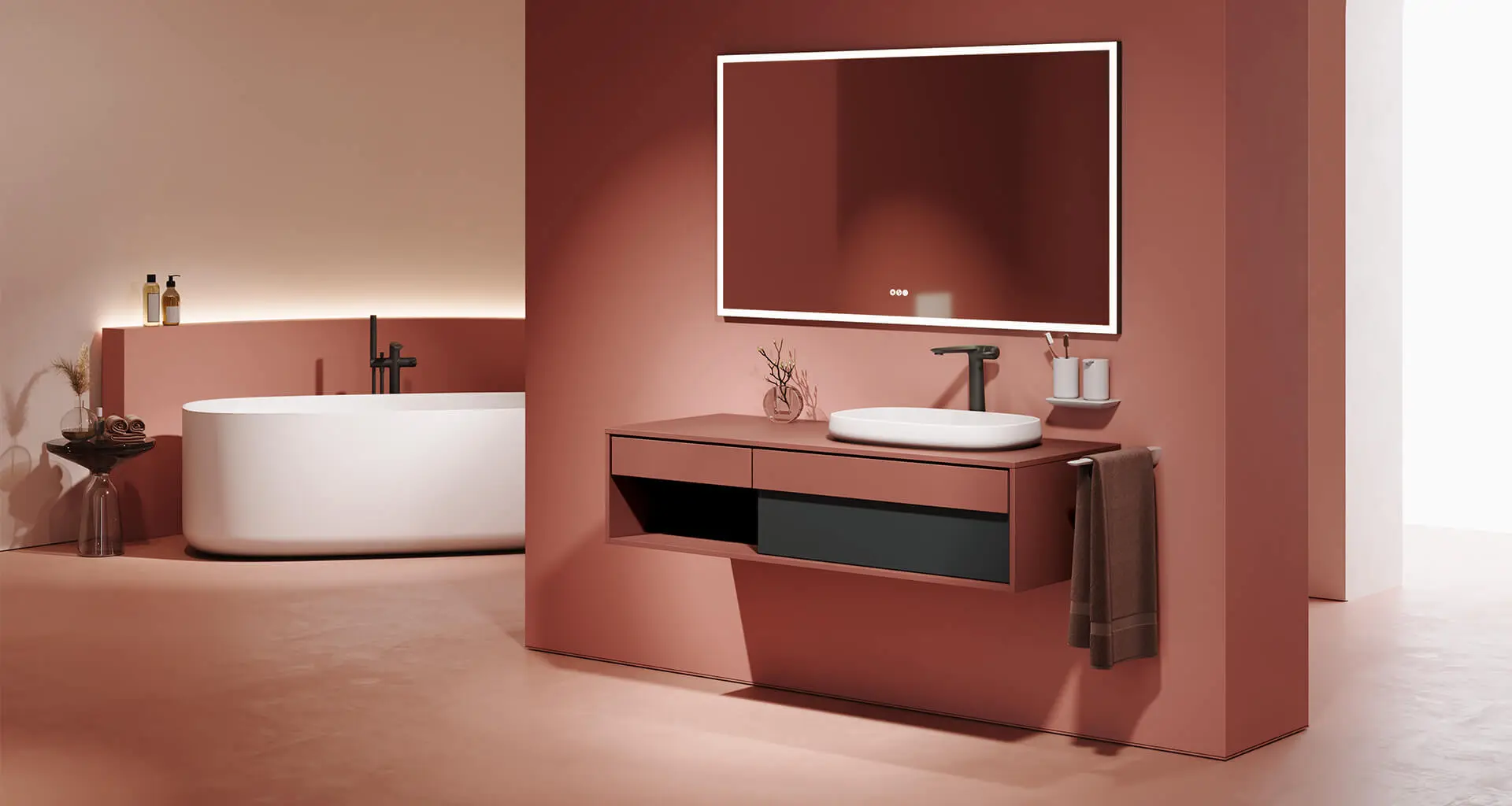 High quality 3D bathroom visualization